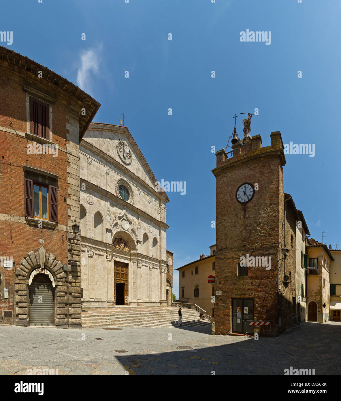 Montepulciano, Italy, Europe, Tuscany, Toscana, building, construction ...