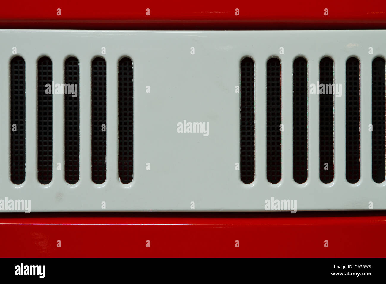 Closeup of a metal car grill Stock Photo - Alamy