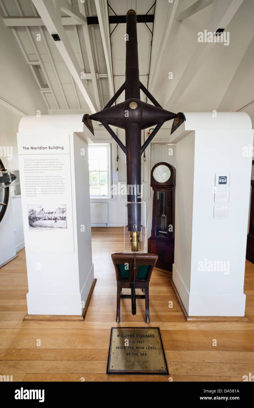 England, London, Greenwich, The Royal Observatory, The Meridian ...