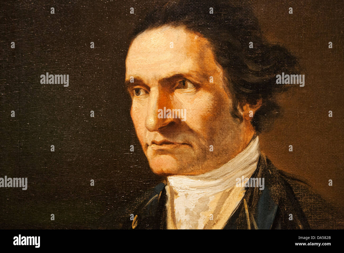 England, London, Greenwich, Queen's House, Portrait of Captain James ...