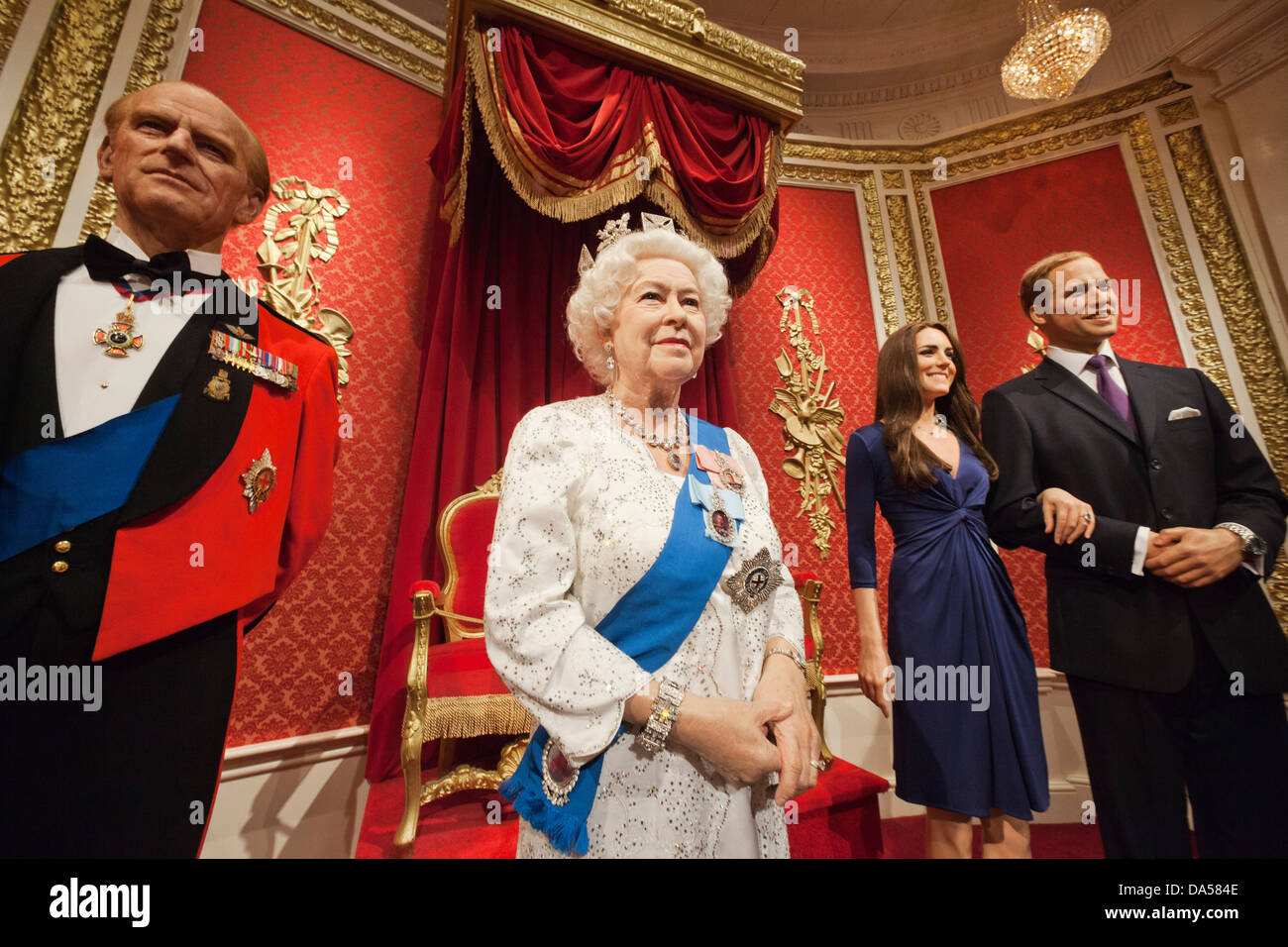 England London Madame Tussauds Waxwork High Resolution Stock ...