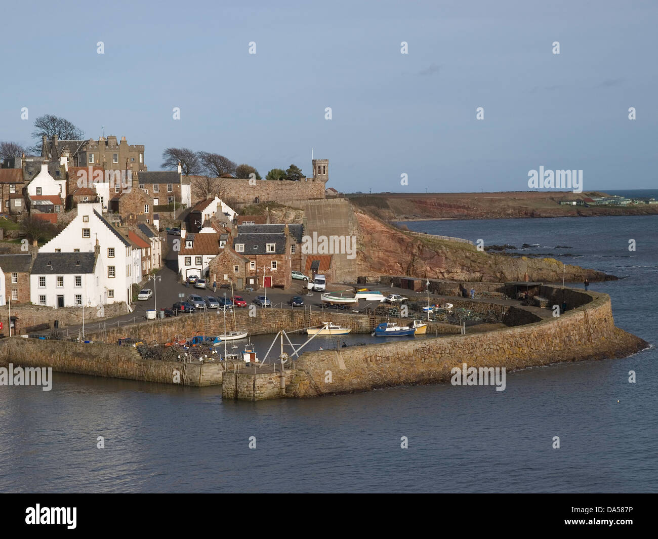 Crail Harbour Fife Scotland Stock Photo - Alamy