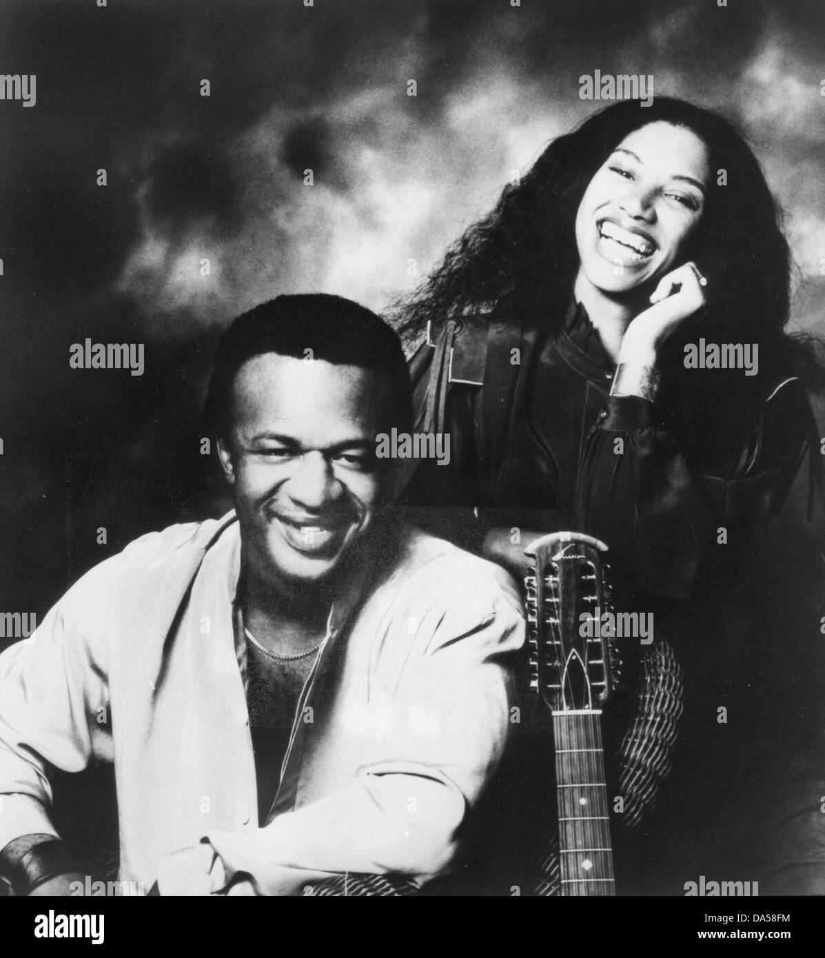 With his wife linda Black and White Stock Photos & Images - Alamy