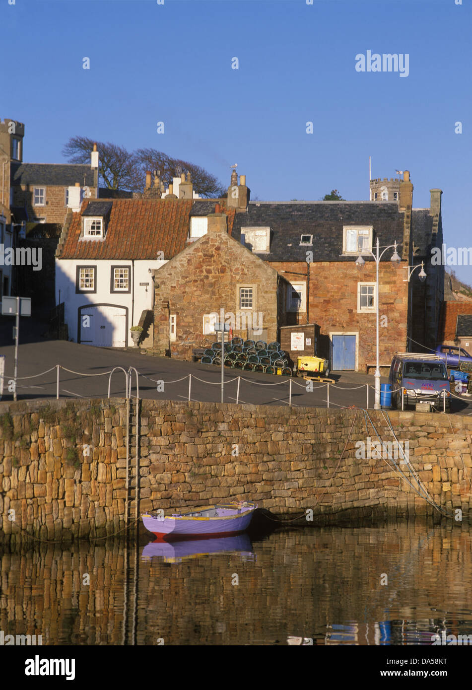 Crail Harbour Fife Scotland Stock Photo - Alamy