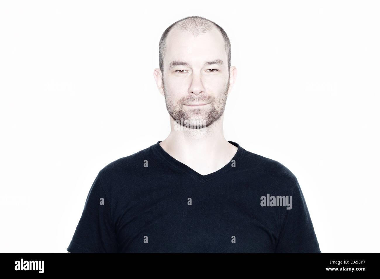 Studio portrait of mid adult man Stock Photo - Alamy
