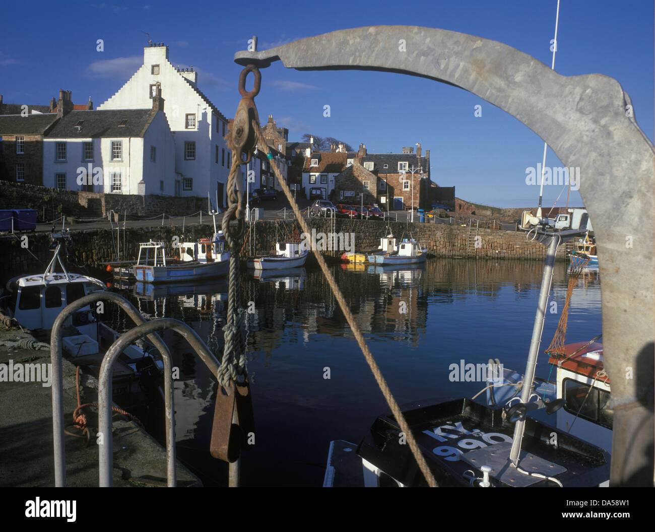 Crail Harbour Fife Scotland Stock Photo - Alamy