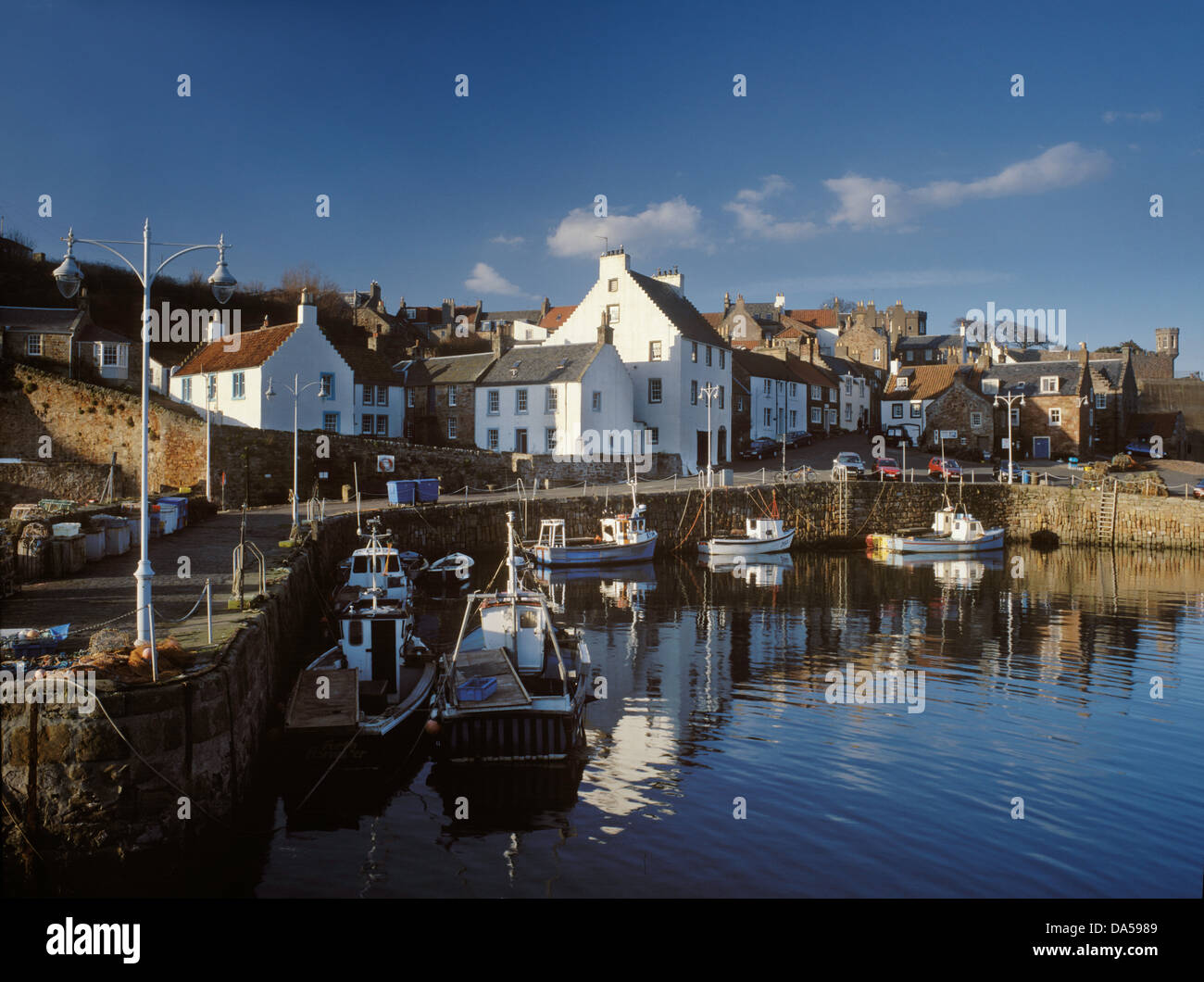 Crail Harbour Fife Scotland Stock Photo - Alamy