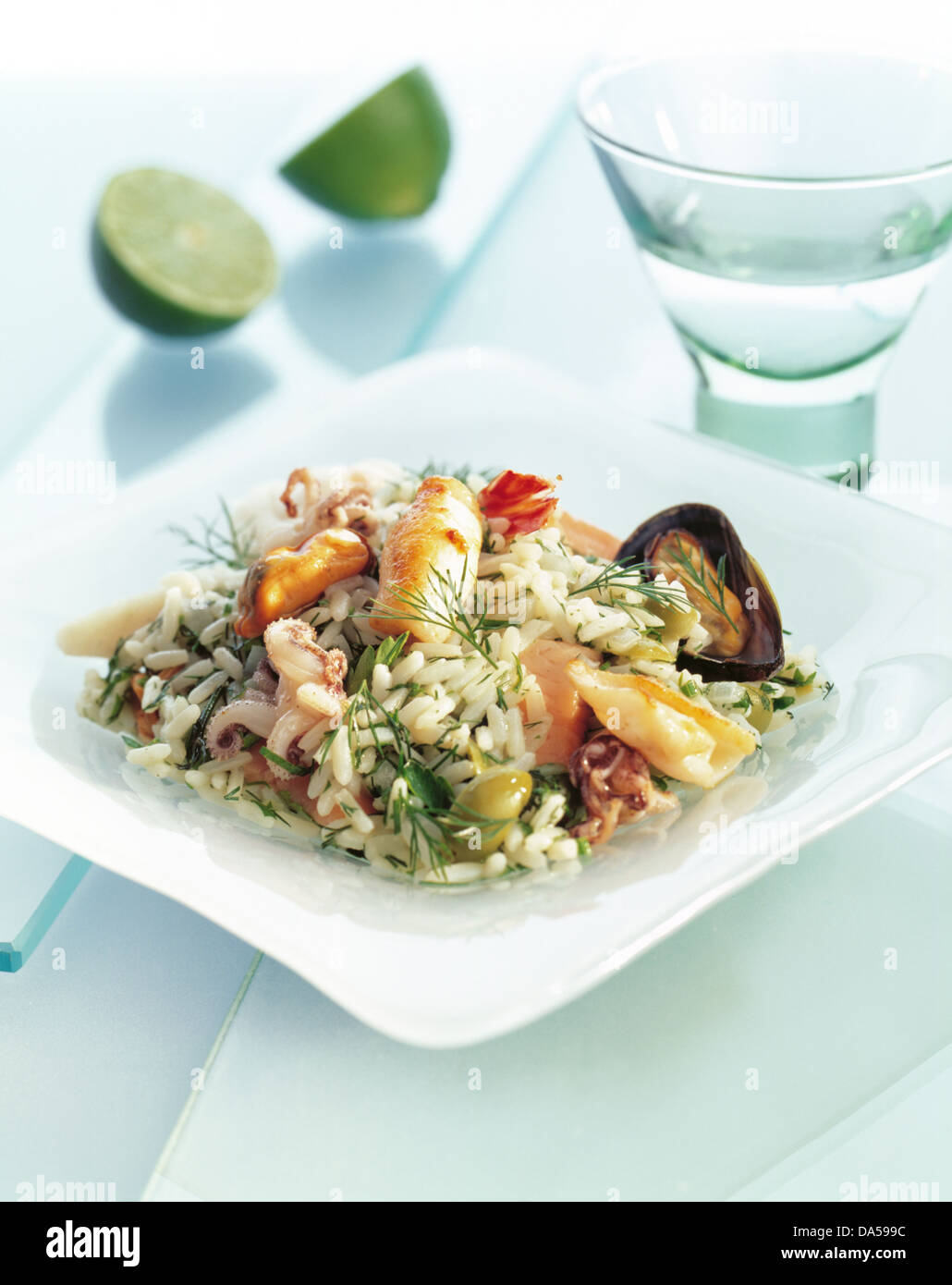 Rice with seafood Stock Photo - Alamy