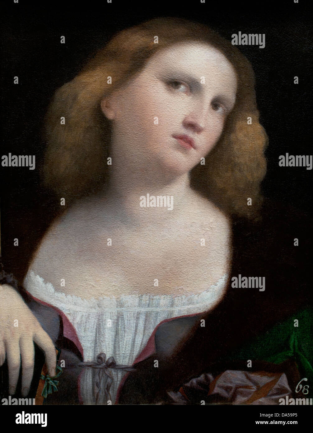 Portrait of a Woman Palma Vecchio (Jacopo Negretti) 1480-1528 Italy ...