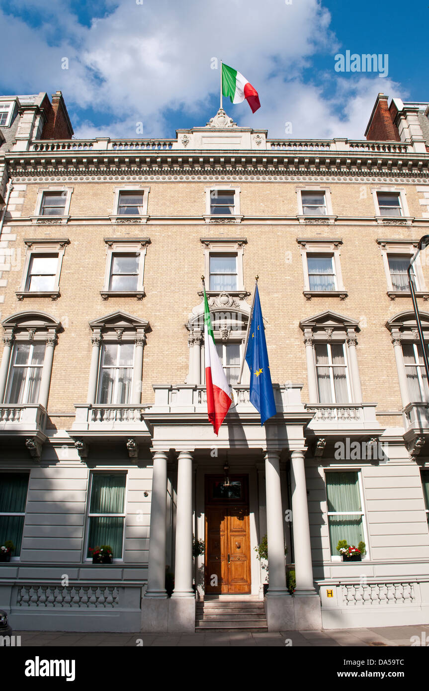 Italian Embassy, Grosvenor Square, London, W1, UK Stock Photo - Alamy