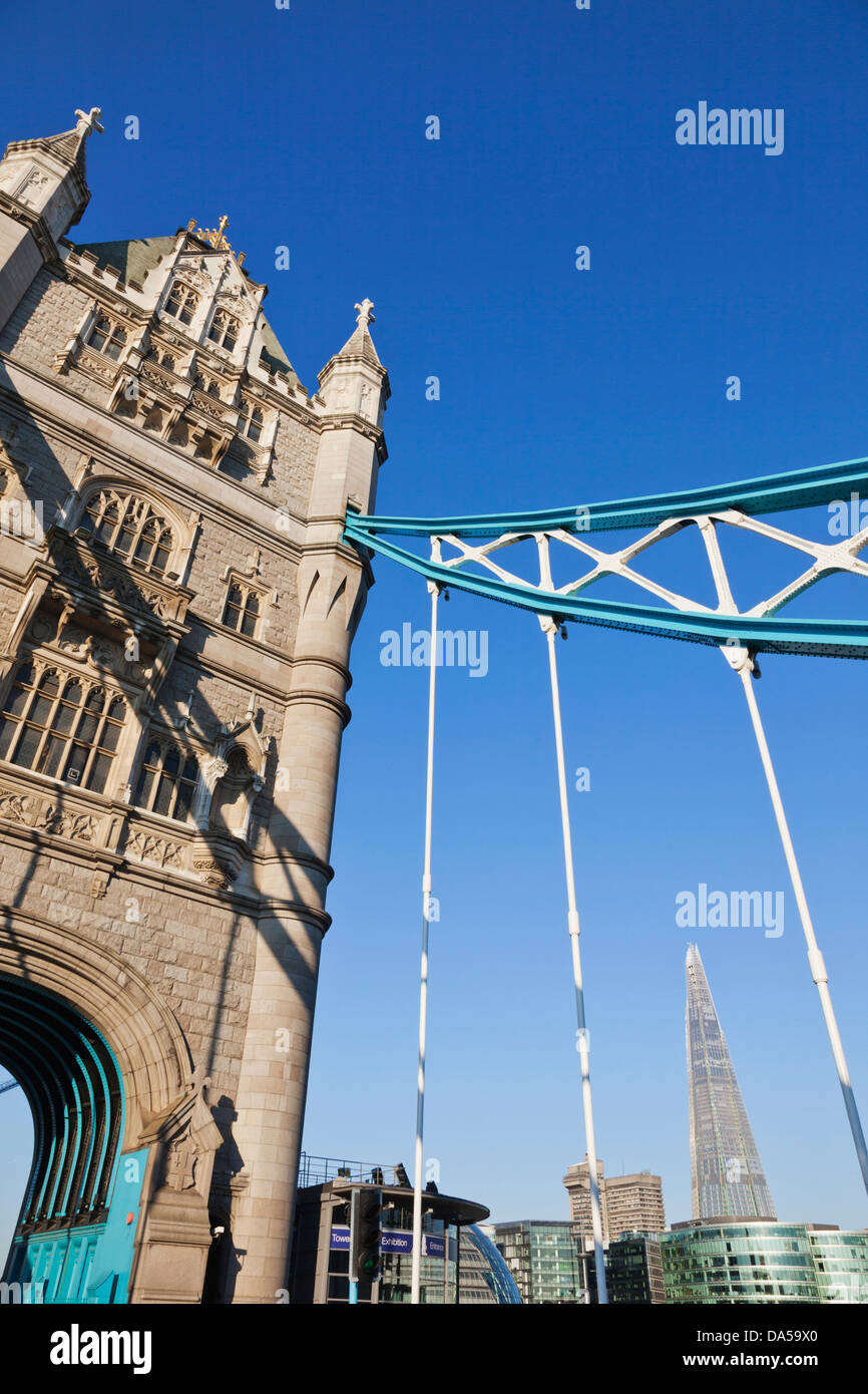 England, London, Tower Bridge and The Shard Stock Photo - Alamy