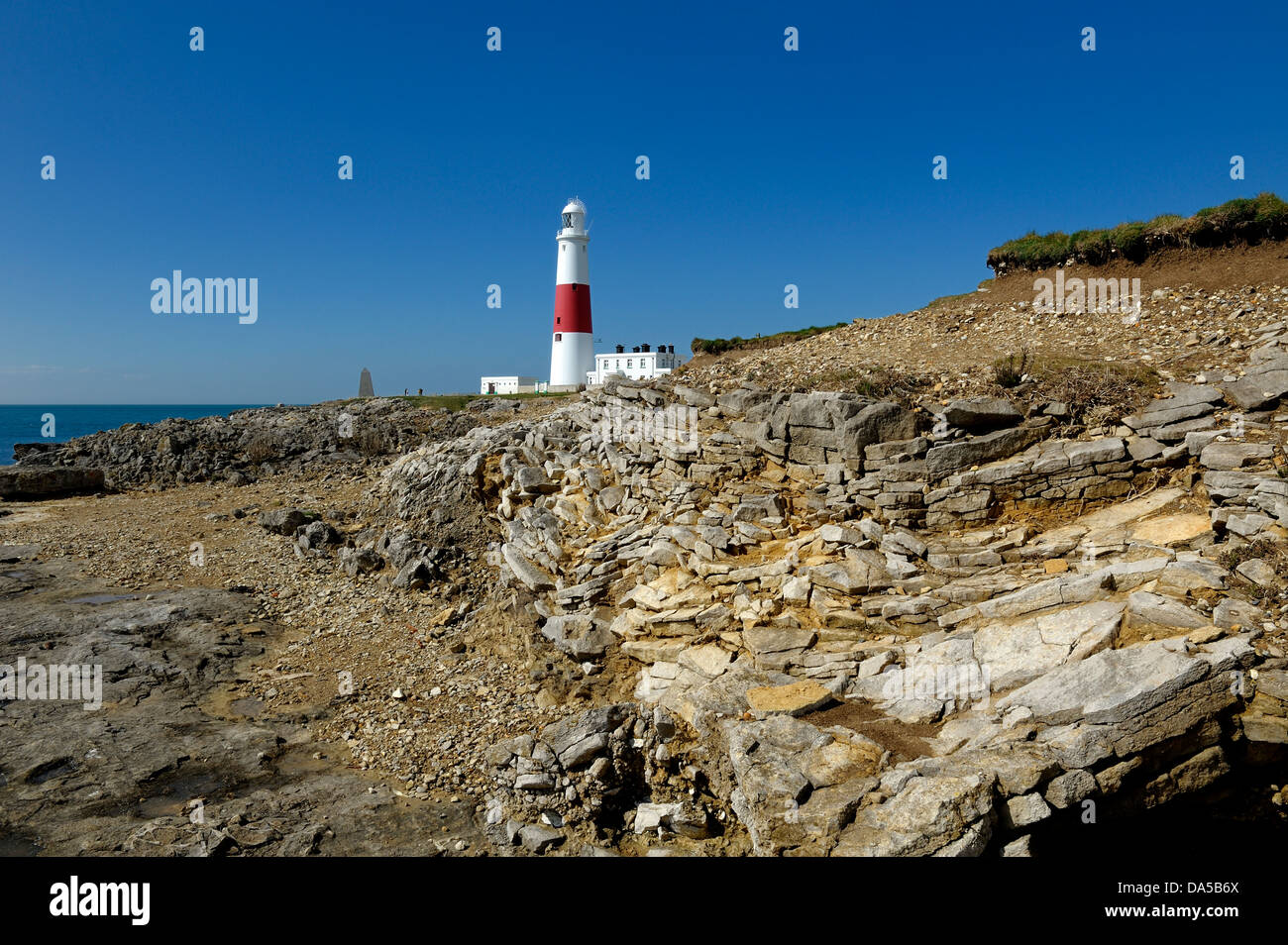 Portland Bill Lighthouse Dorset England uk Stock Photo - Alamy