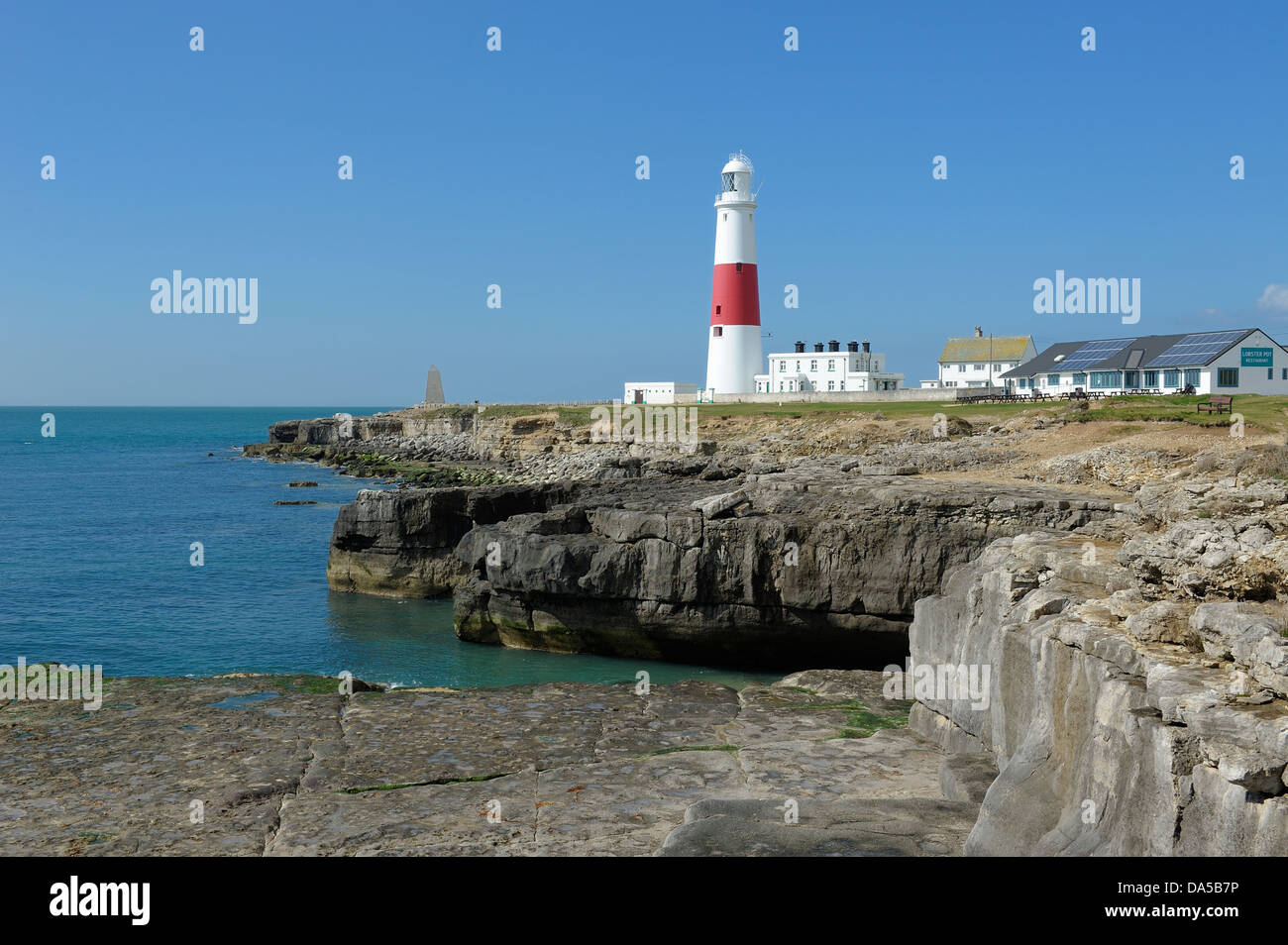 Portland Bill Lighthouse Dorset England uk Stock Photo - Alamy