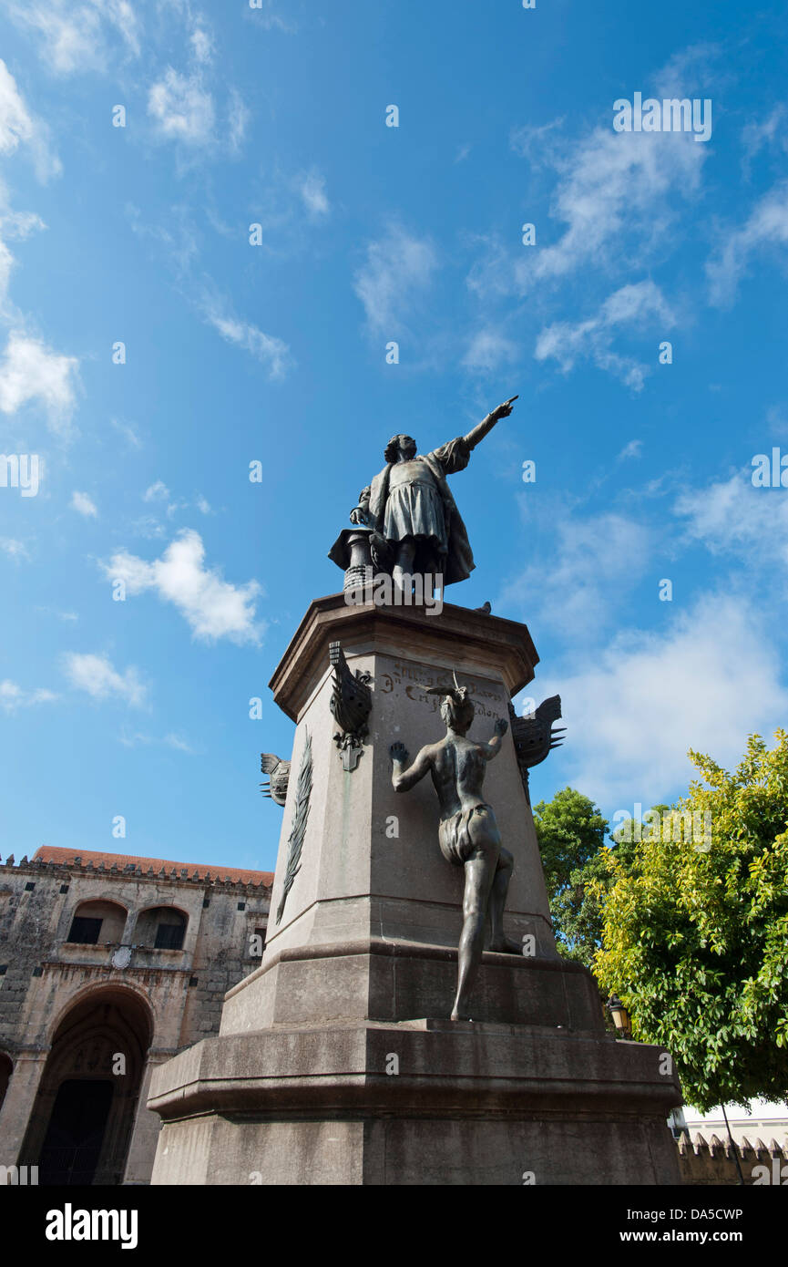 Town, City, Santo Domingo, Dominican Republic, Caribbean, monument ...