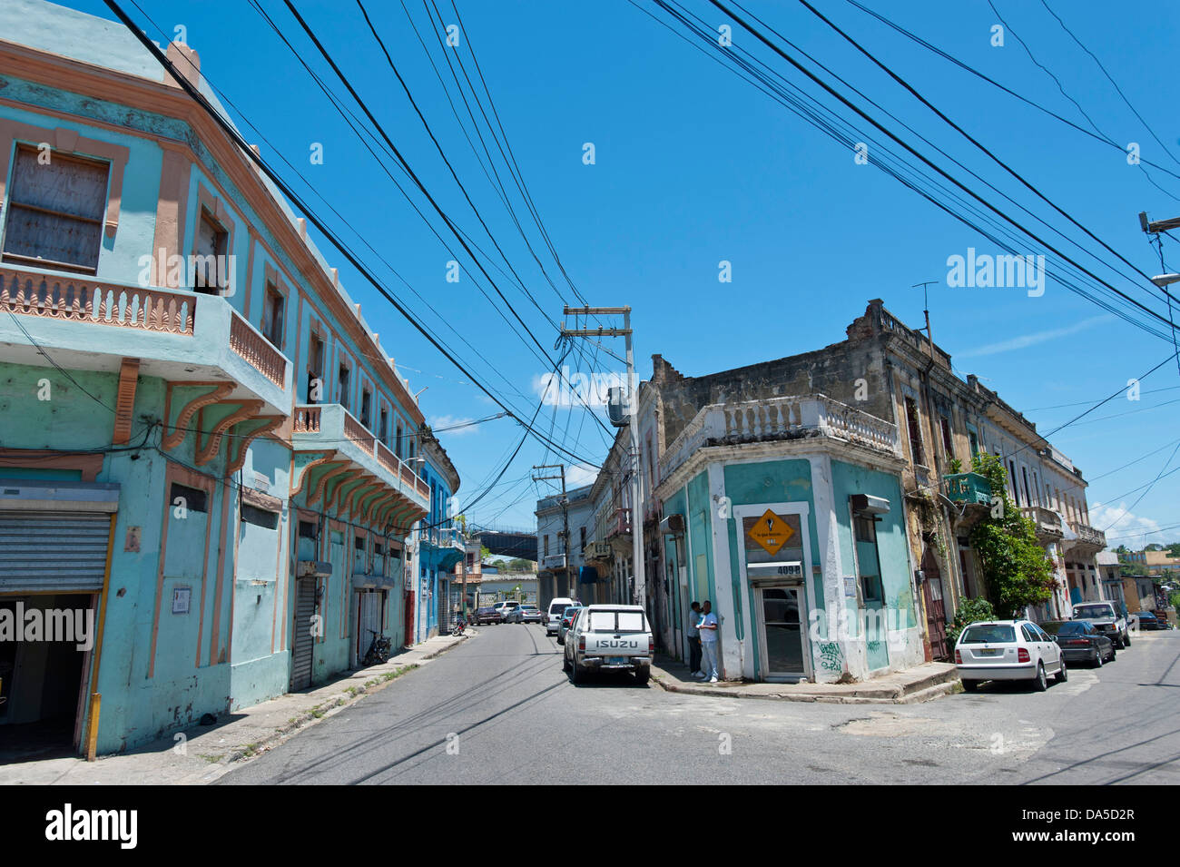 Town, City, Santo Domingo, Dominican Republic, Caribbean, building ...