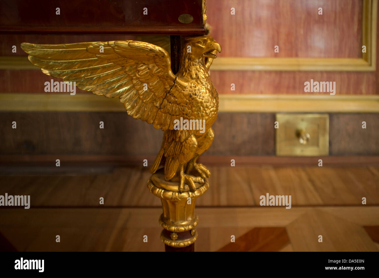 Gold eagle table leg in State Hermitage Museum, one of largest & oldest ...