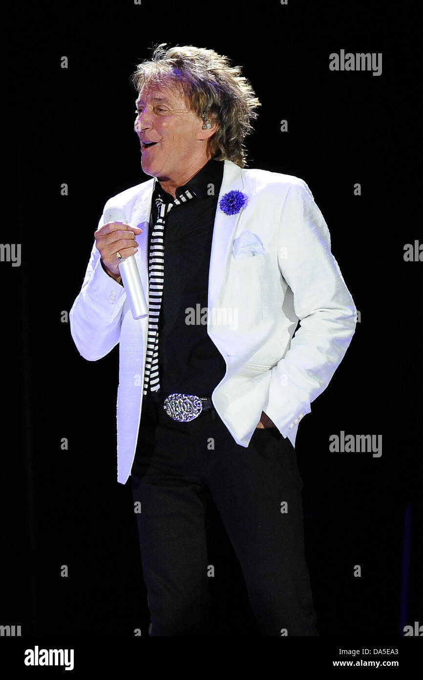 Dortmund, Germany. 03rd July, 2013. British rock and pop singer Rod ...
