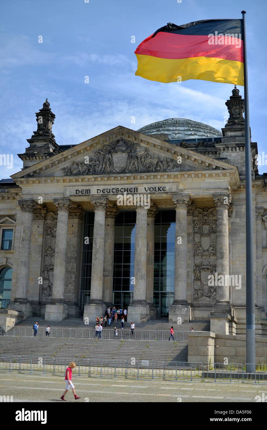 The Reichstag building is a historical edifice in Berlin, Germany ...