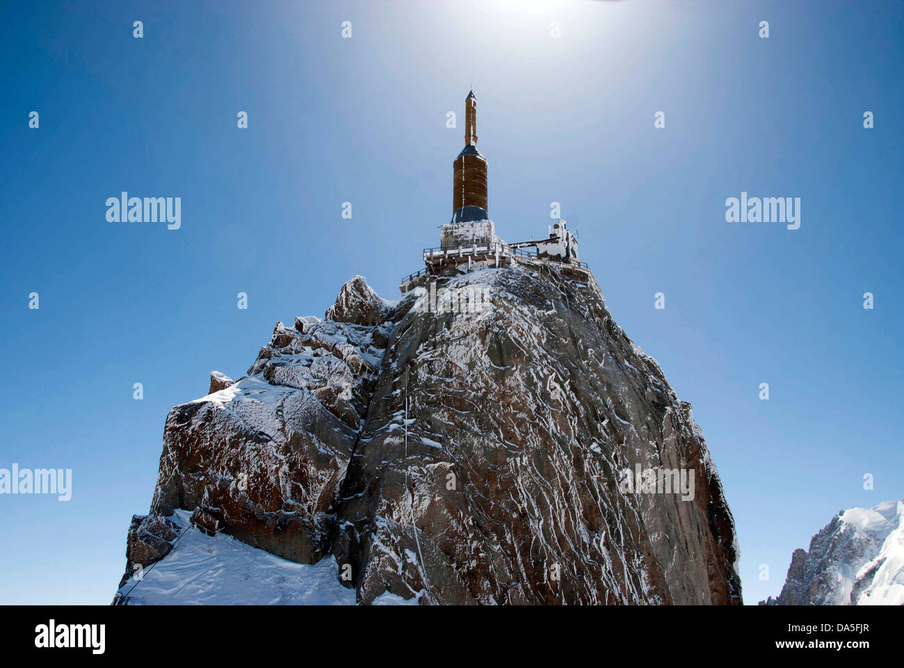 Summit of aiguille du midi hi-res stock photography and images - Alamy