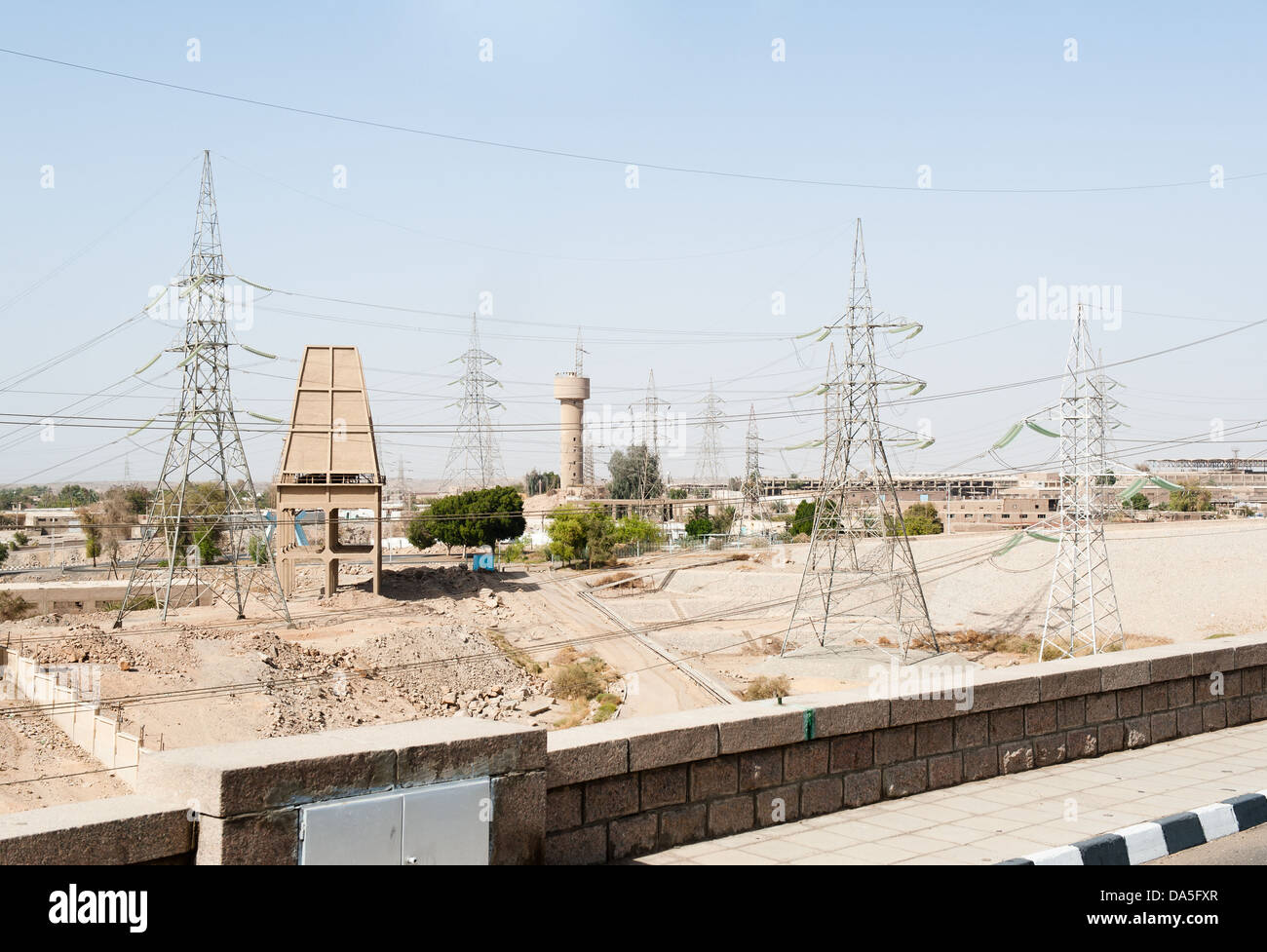 Aswan power station, Egypt Stock Photo - Alamy