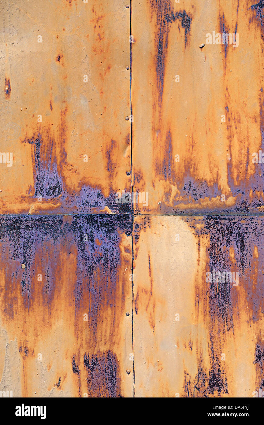 Old rusty iron door background Stock Photo - Alamy
