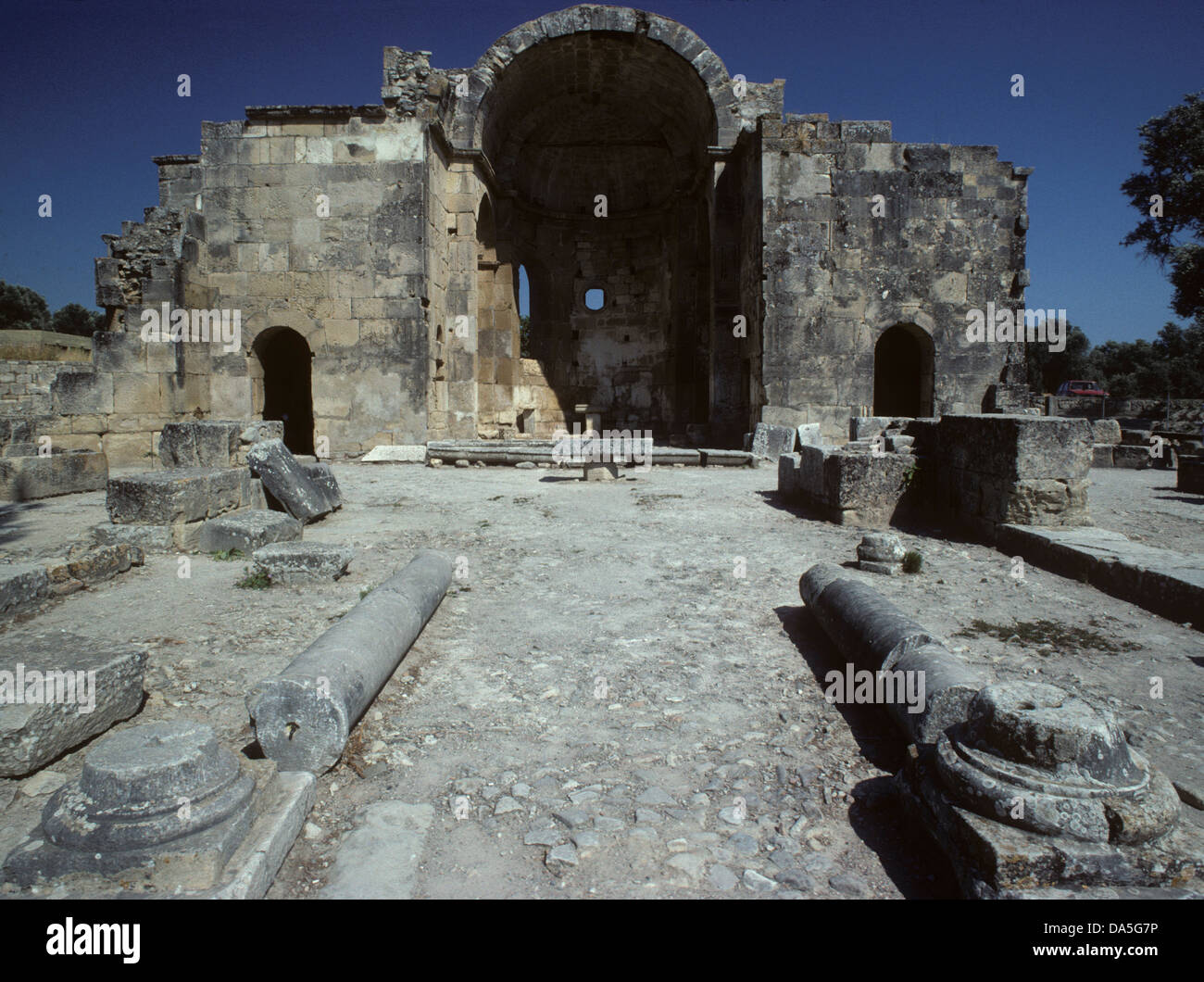 Gortyna archaeological site in Crete, Greece Stock Photo - Alamy