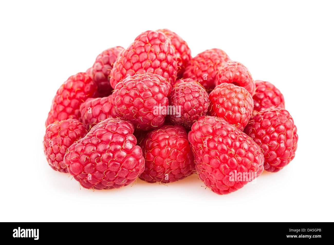 Fresh ripe juicy raspberry background Cut Out Stock Images & Pictures ...