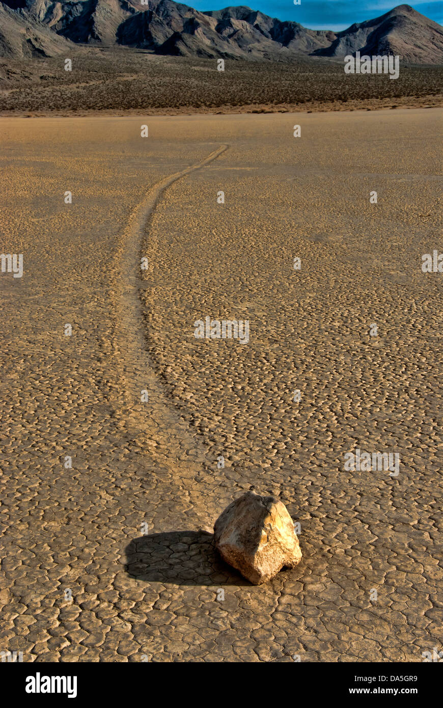 sliding rocks, racetrack, stone, desert, death valley, national, park ...