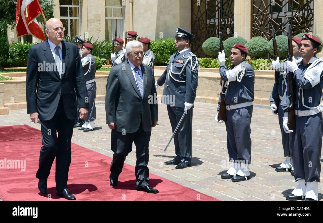 July 4, 2013 - Beirut, Beirut, Lebanon - Lebanese Prime Minister Najib ...