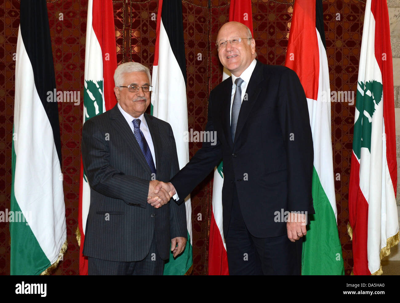 July 4, 2013 - Beirut, Beirut, Lebanon - Lebanese Prime Minister Najib ...