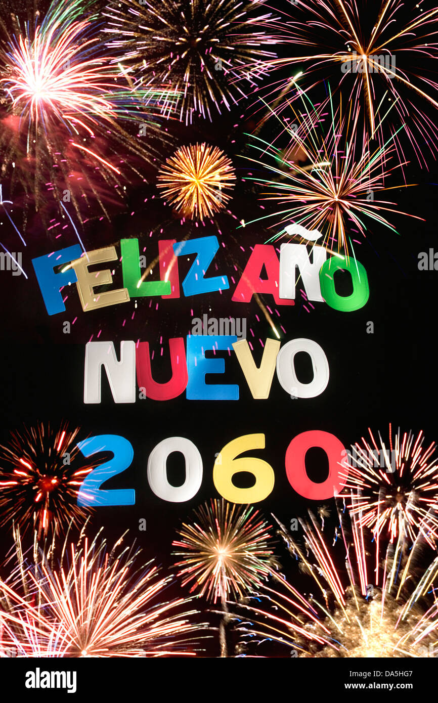 FELIZ ANO NUEVO 2060 Stock Photo - Alamy