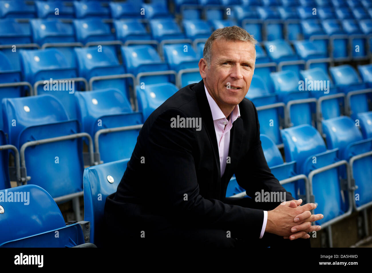 Alec Stewart pictured at Headingley Cricket Ground, Leeds Stock Photo ...