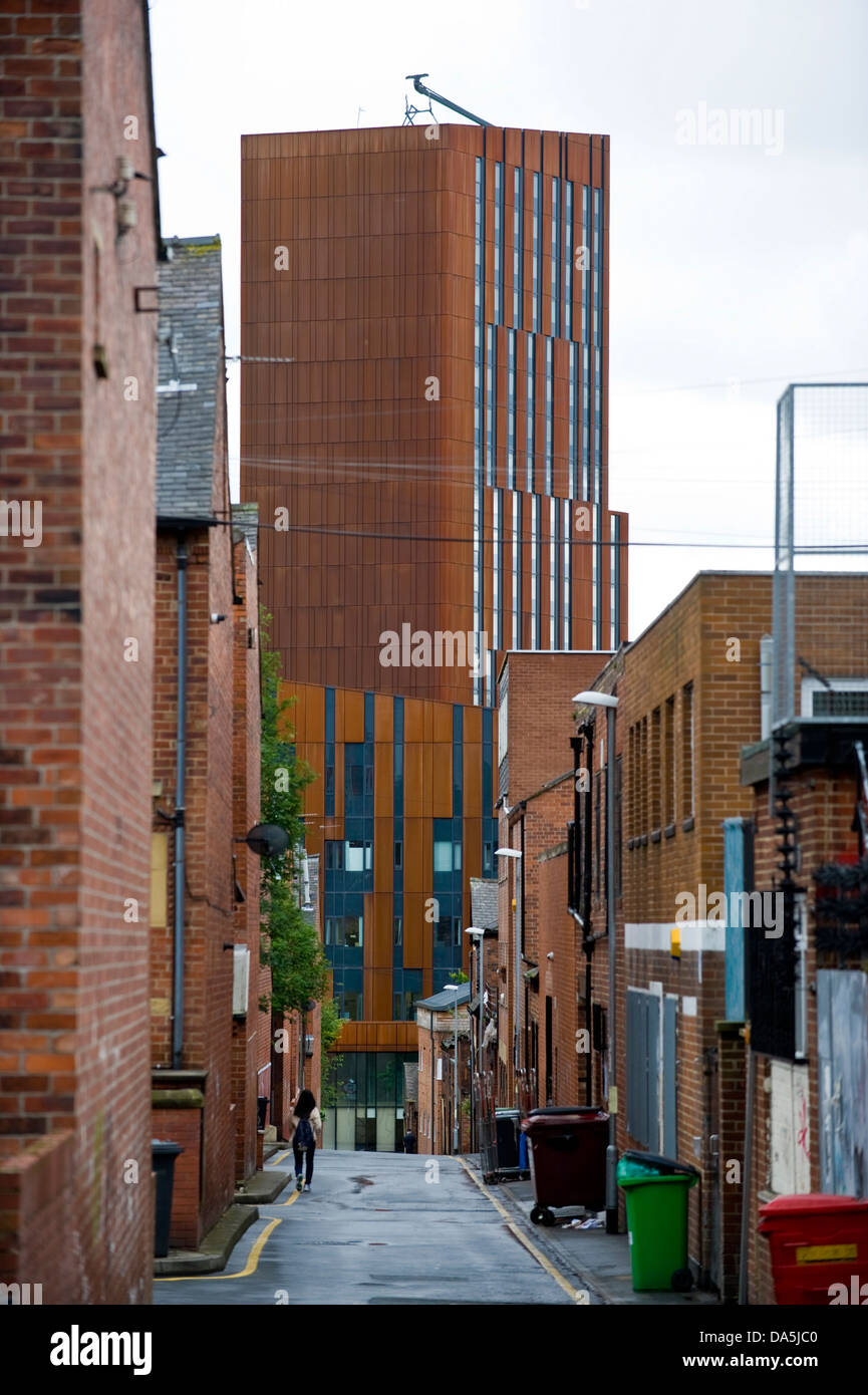 Old and modern architectural styles in Leeds West Yorkshire England UK ...