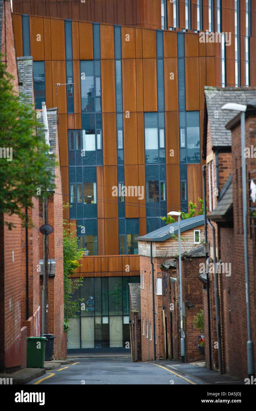 Old and modern architectural styles in Leeds West Yorkshire England UK ...