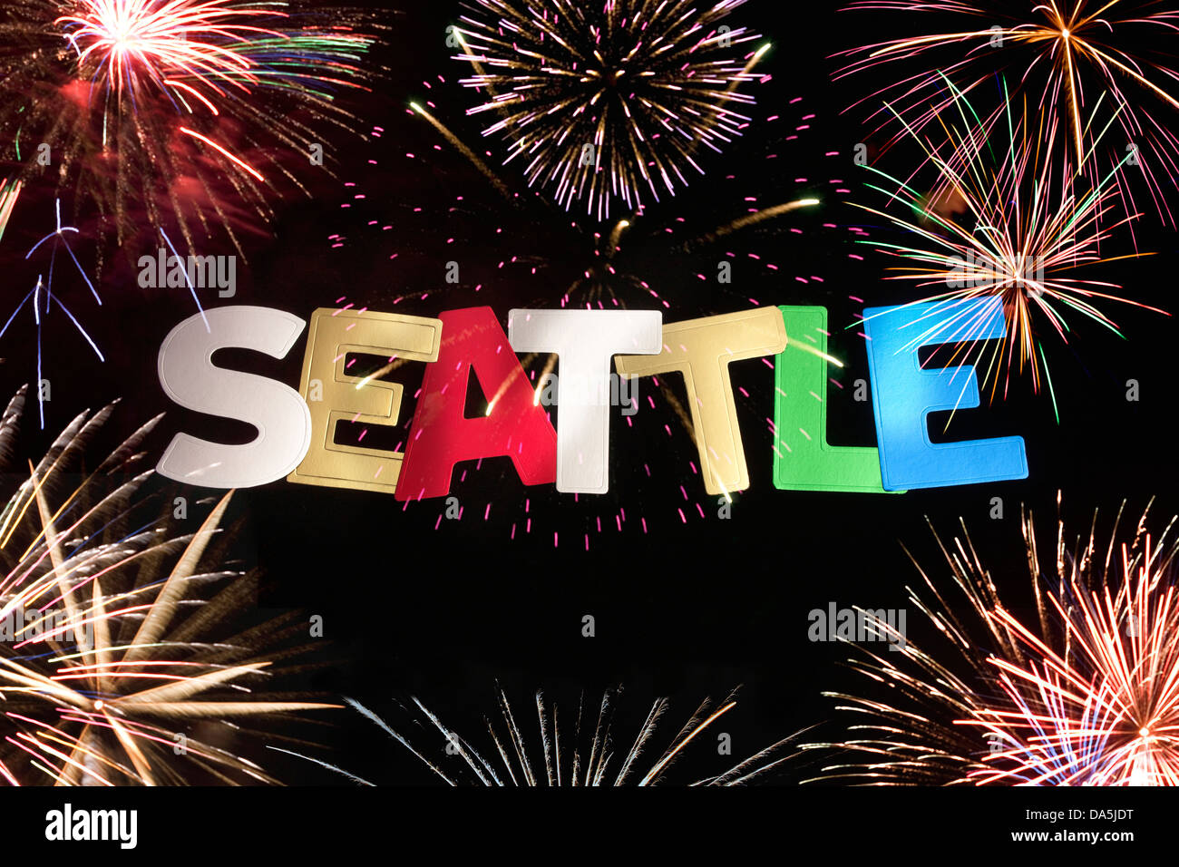 SEATTLE WASHINGTON STATE USA SIGN Stock Photo - Alamy