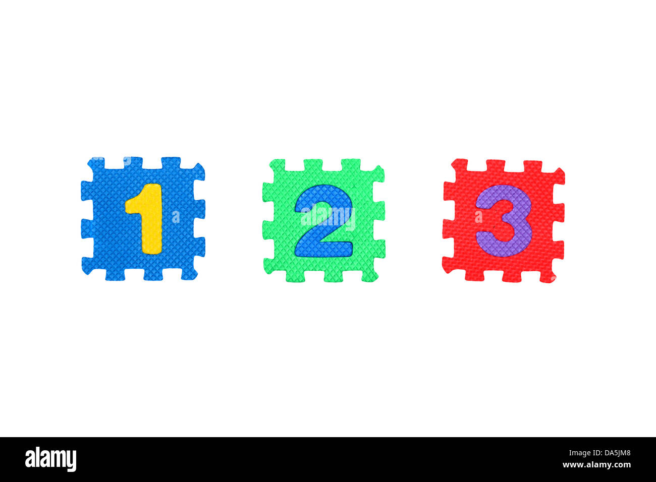 Numbers 1, 2 and 3, isolated on white background Stock Photo - Alamy