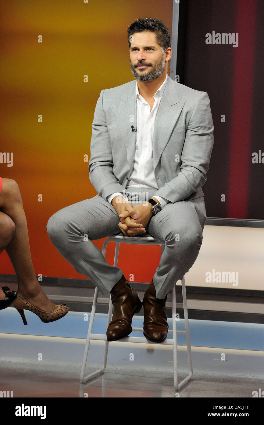 Toronto, Canada. July 4, 2013. American actor Joe Manganiello visits ...