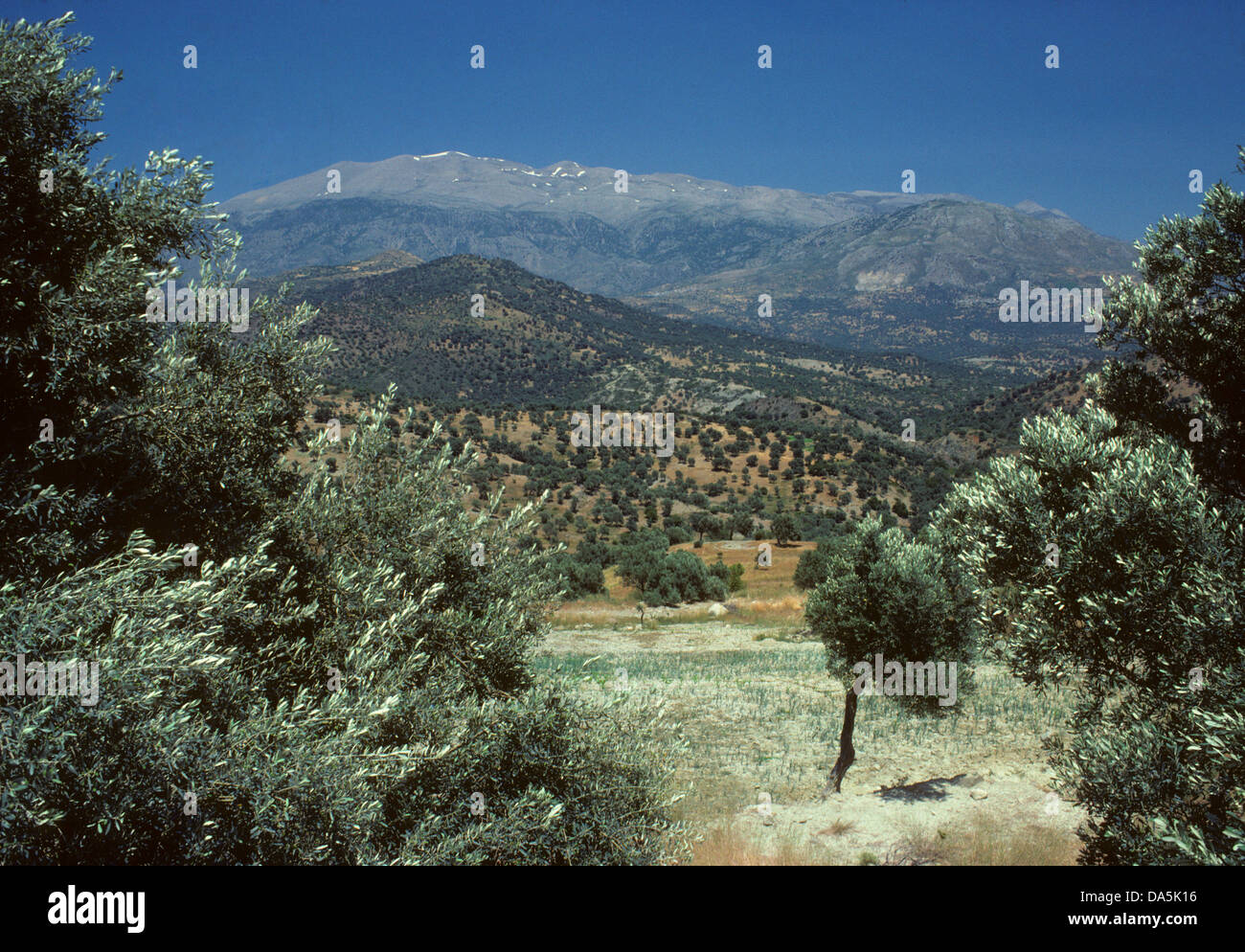 Central Crete landscape Stock Photo - Alamy