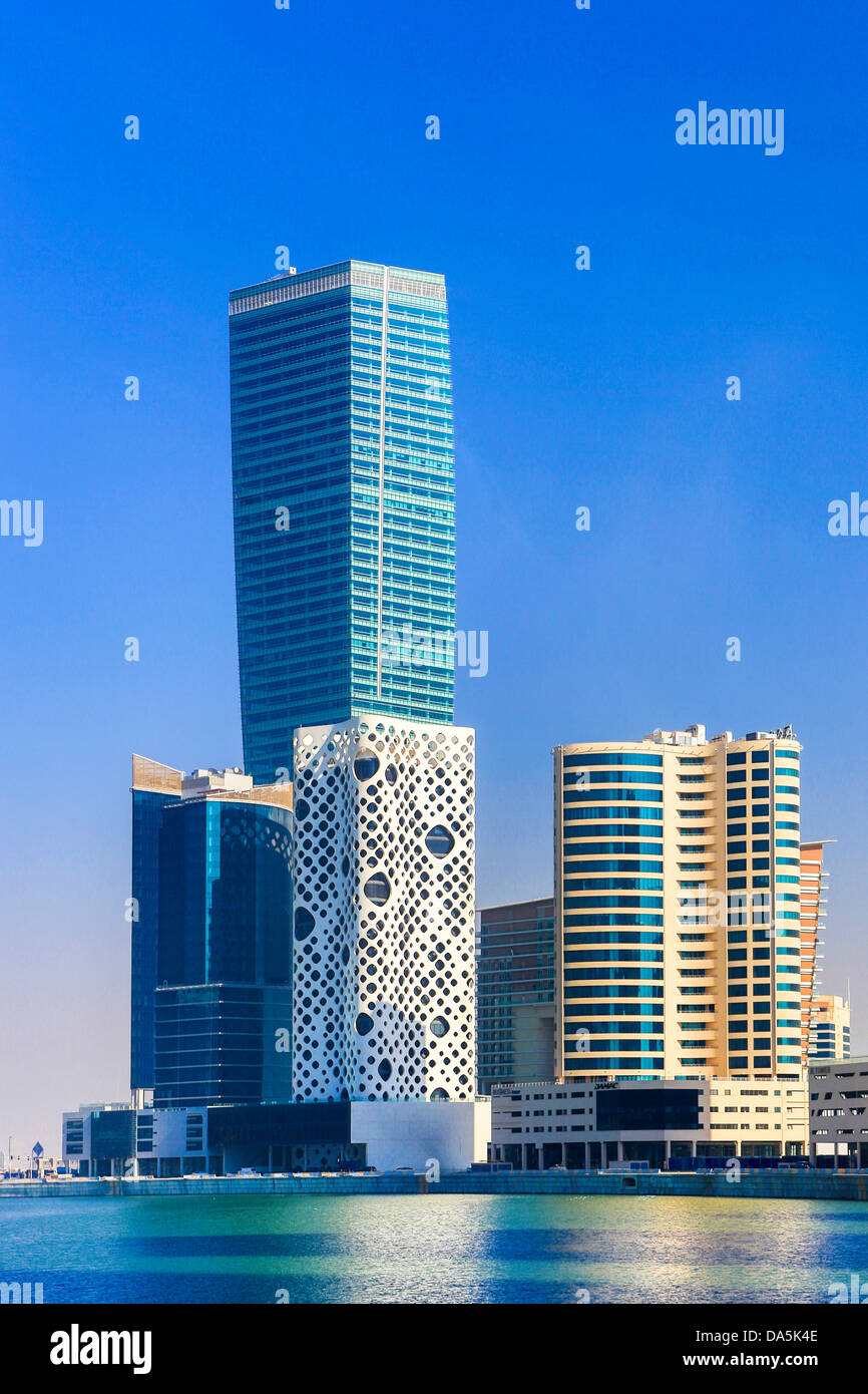 United Arab Emirates, UAE, Dubai, City, Business Bay, U-Bora, Towers ...