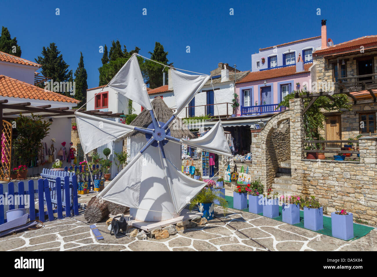 Old town alonissos hora hi-res stock photography and images - Alamy