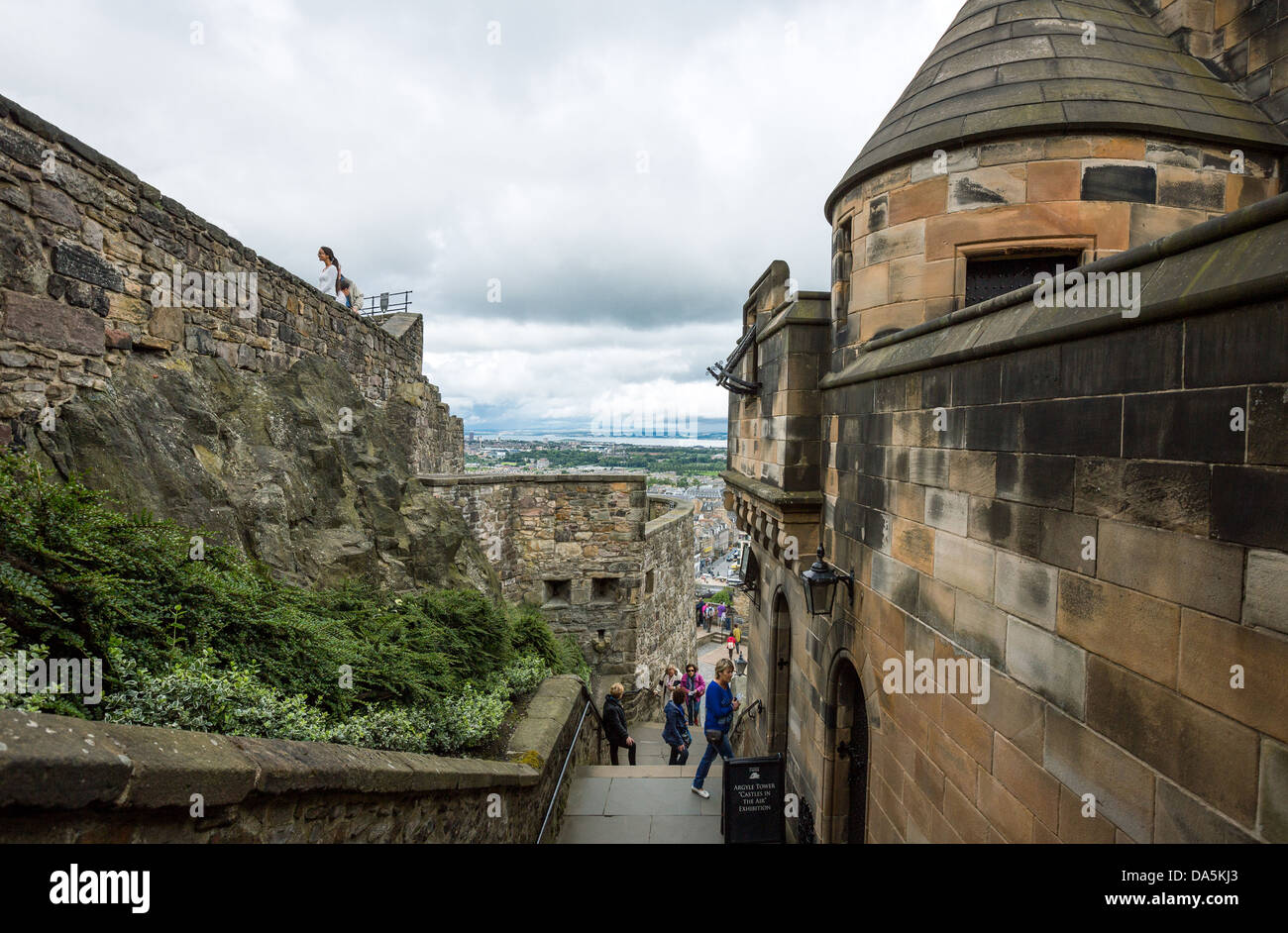 Europe Great Britain, Scotland, Edinburgh, the Argyle Tower of the ...