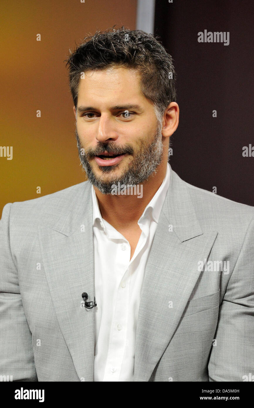 Toronto, Canada. July 4, 2013. American actor Joe Manganiello visits ...