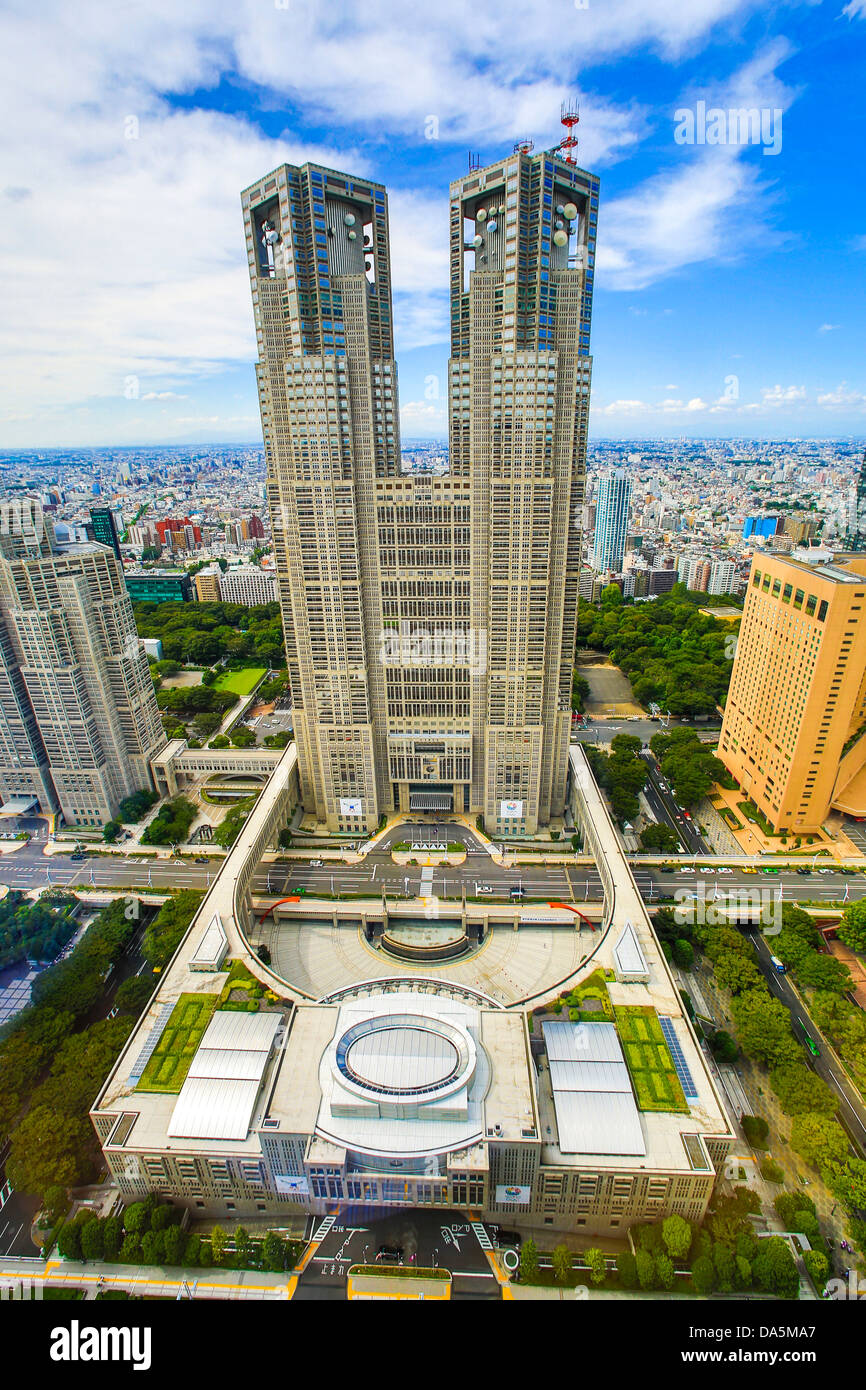 Japan, Asia, Tokyo, City, Shinjuku, District, Tocho, building, Tokyo ...