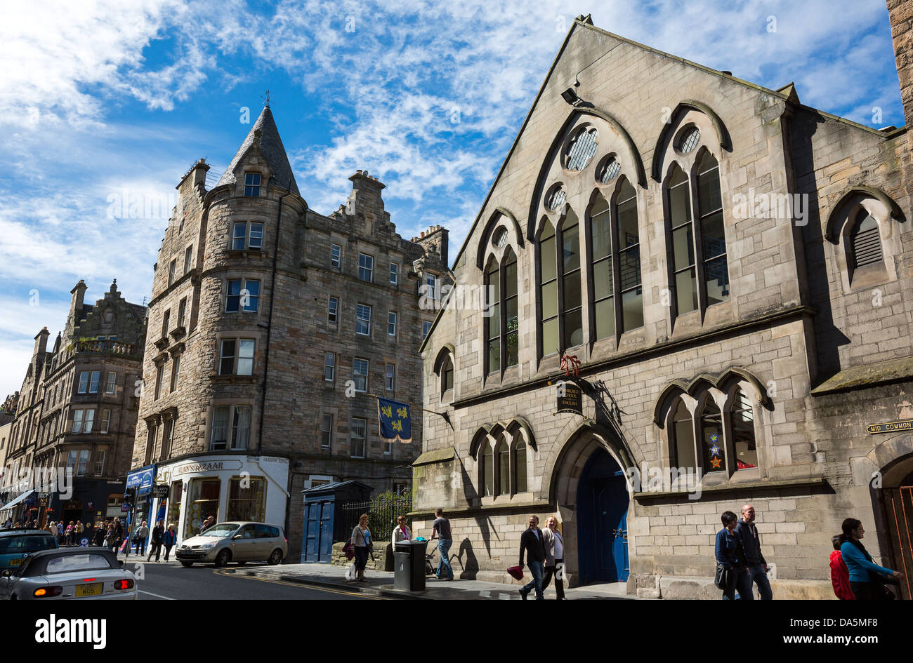 Europe Great Britain, Scotland, Edinburgh, Royal Mile, Canongate, the ...