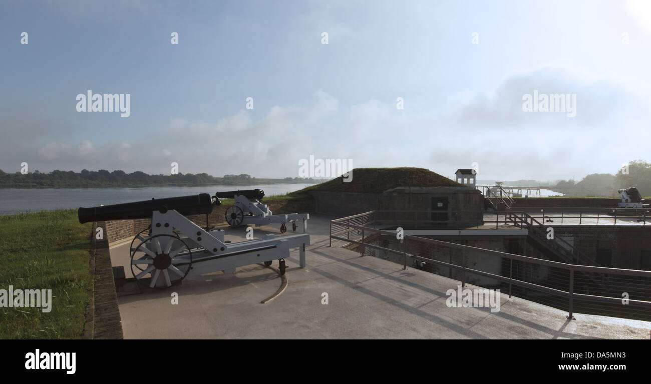 Old fort jackson savannah hi-res stock photography and images - Alamy