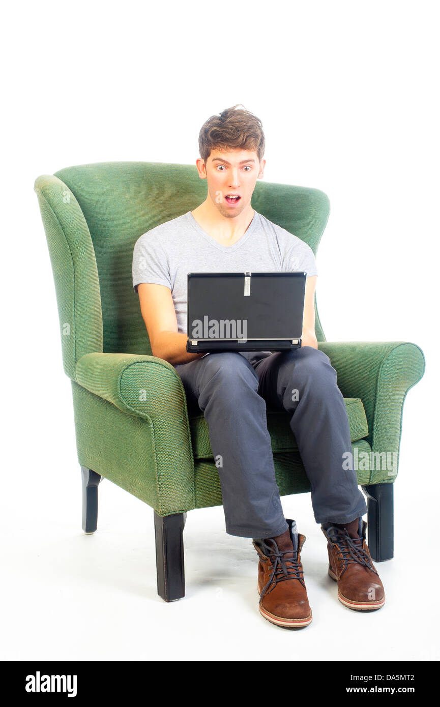 an angry businessman, he is going crazy Stock Photo - Alamy