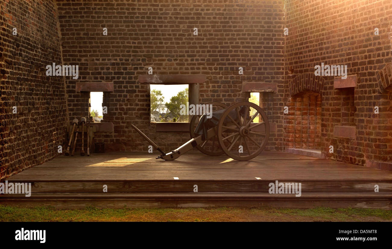 Old fort jackson savannah hi-res stock photography and images - Alamy