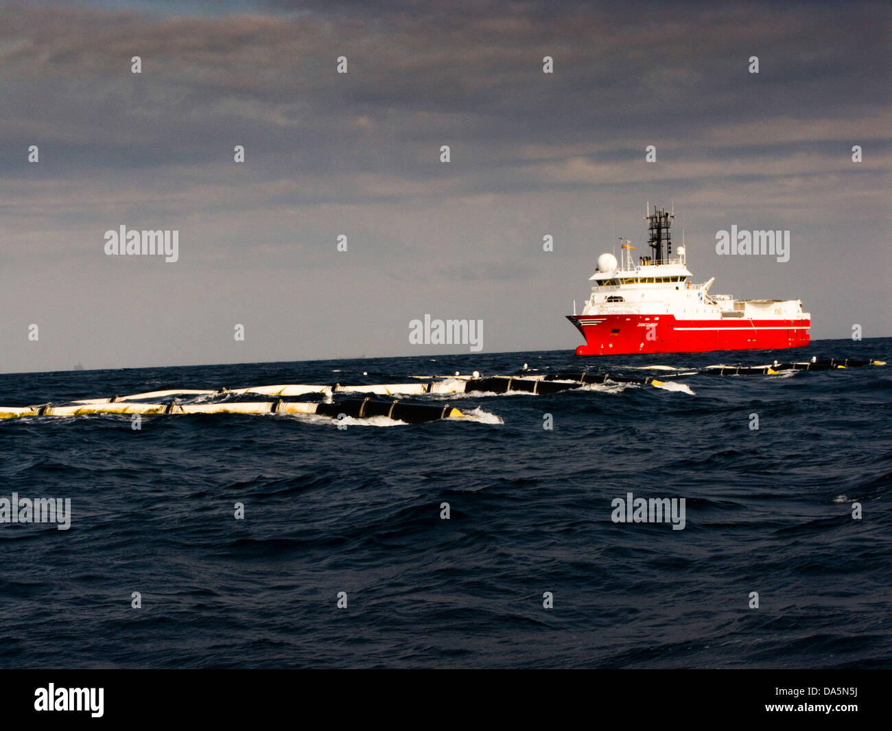 OBC Seismic vessel Sanco Star, working in Brazil Campos basin for ...