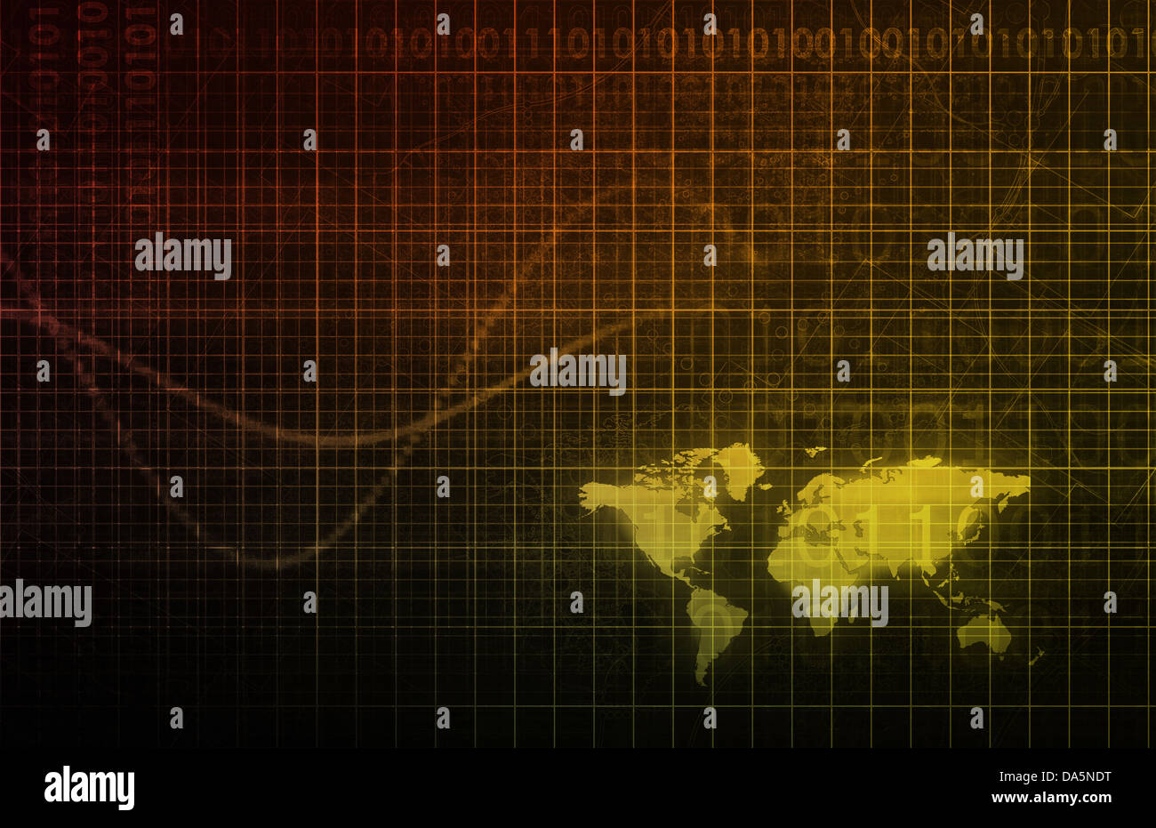 A Technology Industry Network As a Wallpaper Stock Photo - Alamy