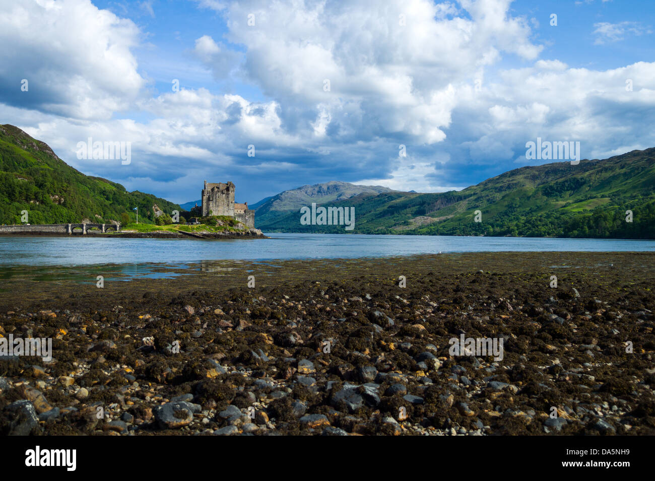 Europe Great Britain, Scotland, Highlands, landscape with the Eilean ...